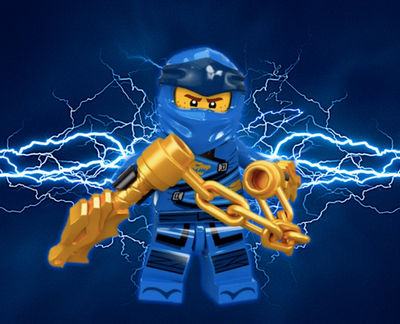 LEGO NINJAGO Jay Minifigure, Elemental Master of Lightning, Ultimate ...